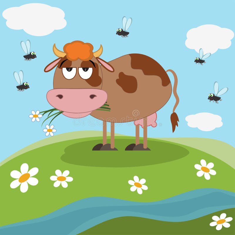 Sad Cartoon Farm Animals