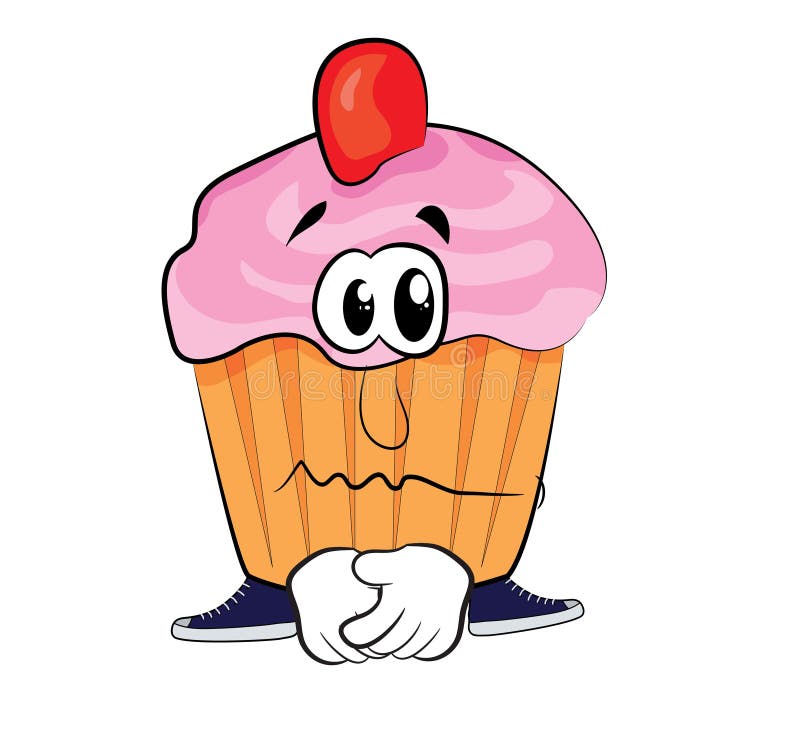 Unhappy Cupcake