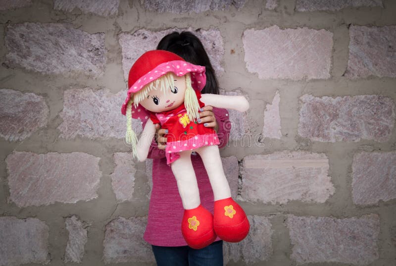 Sad Depressed Girl with a Toy Stock Photo - Image of abandoned, beaten ...