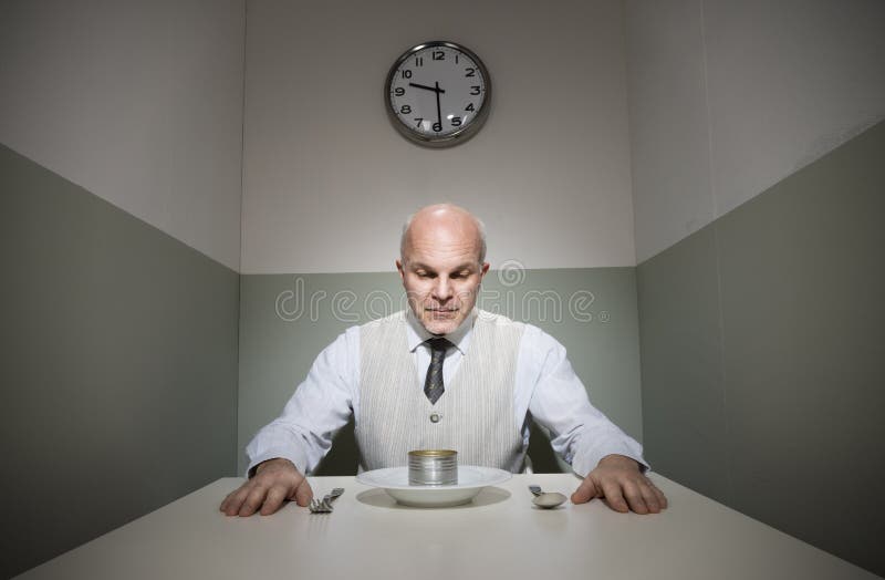 Sad dinner stock image. Image of dinner, food, expression - 37272127