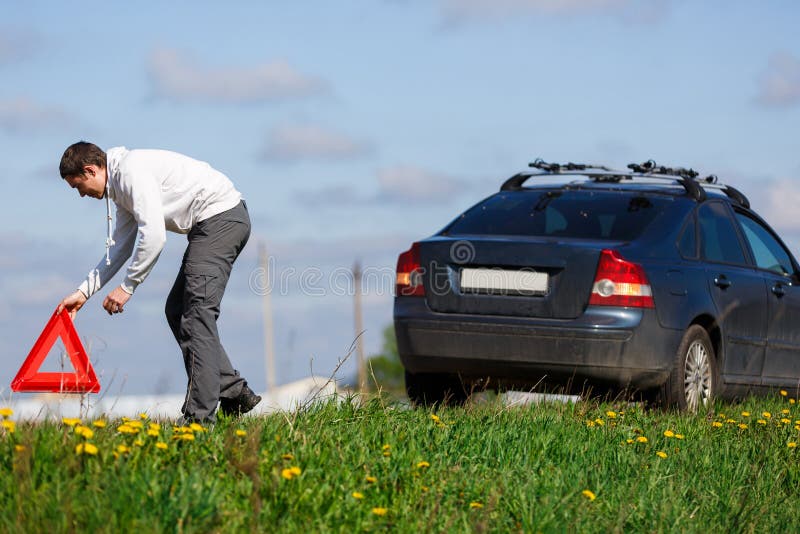 Sad Driver Puts Red Sign Stock Photos - Free & Royalty-Free Stock ...