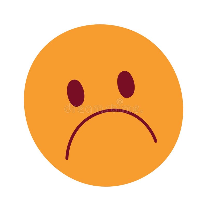 Sad Emoji Icon stock vector. Illustration of isolated - 278147495