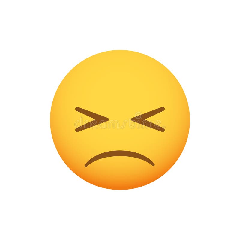 Sad Emoticon. Regret Emoji Smiley Vector Icon Stock Vector ...