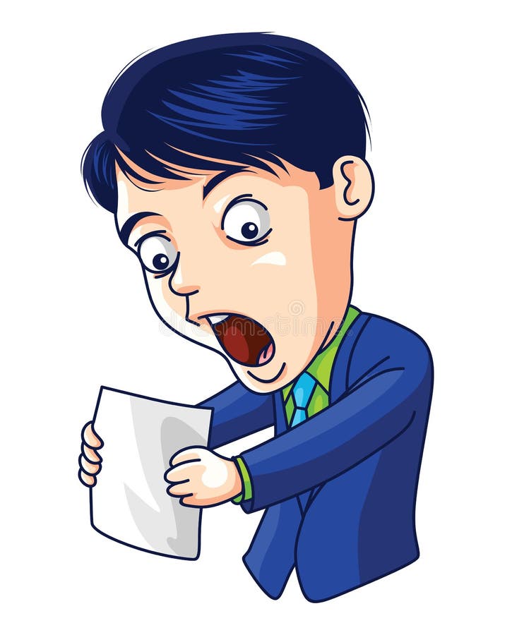 Sad Employee stock vector. Illustration of isolated, stress - 47880566