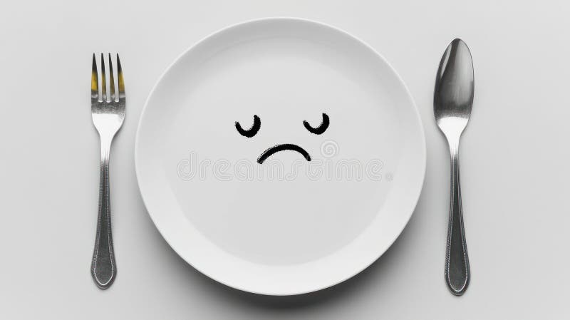 A Sad Empty Plate: a Visual Representation of Hunger and Food ...