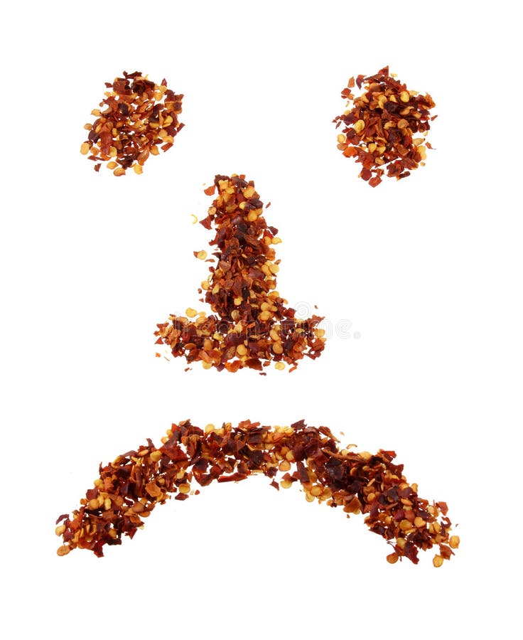 Sad Face stock photo. Image of cayenne, isolated, romance - 96063324