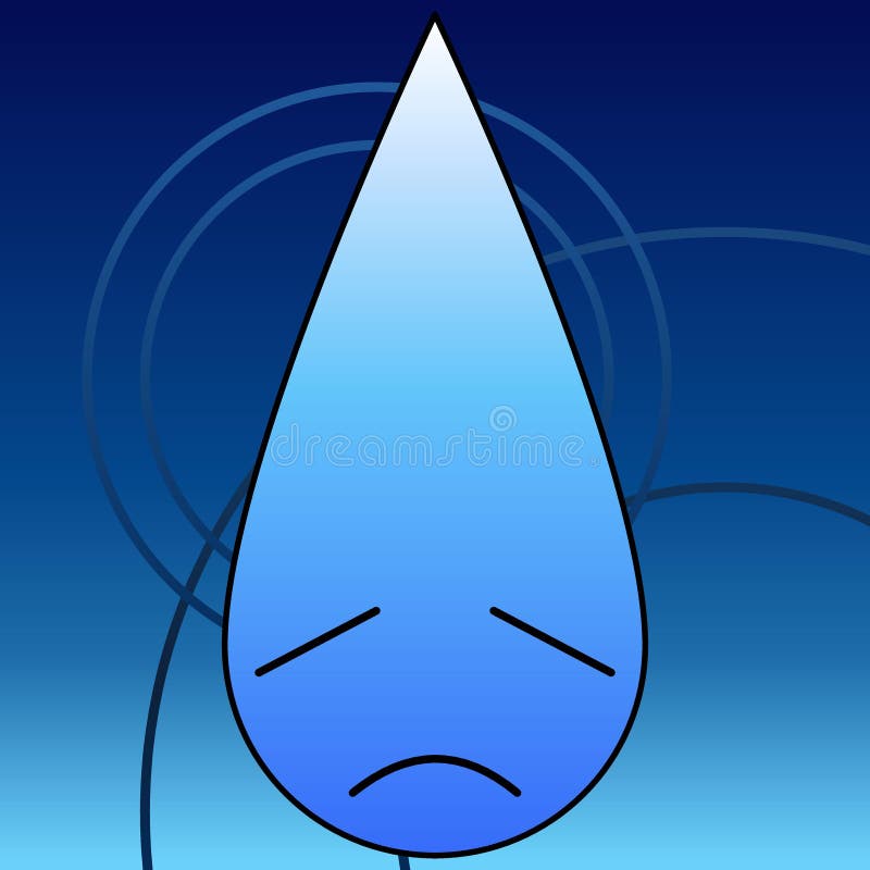Sad Teardrop Clip Art