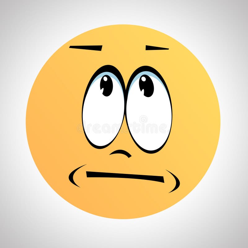 A Smiley type sad face stock illustration. Illustration of food - 132049875