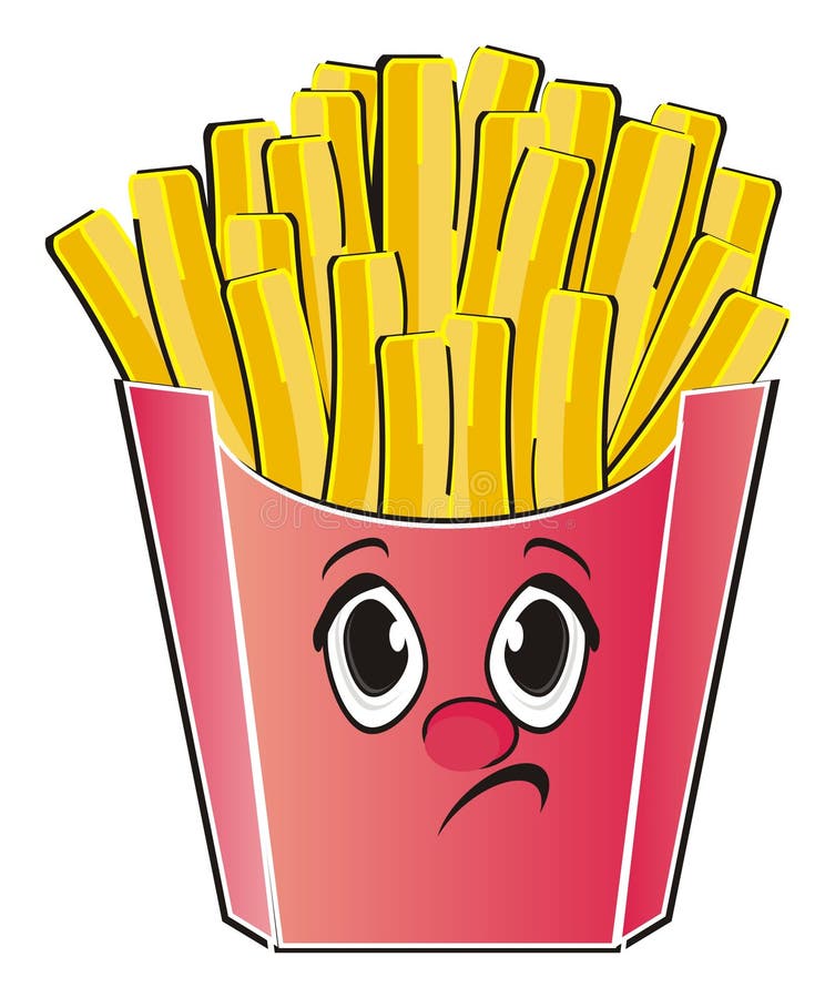 French Fries Face Stock Illustrations – 768 French Fries Face Stock ...