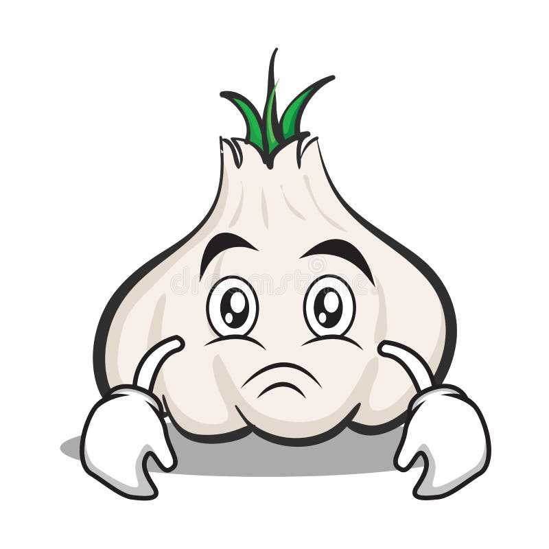 Garlic cartoon stock vector. Illustration of healthy - 33258737
