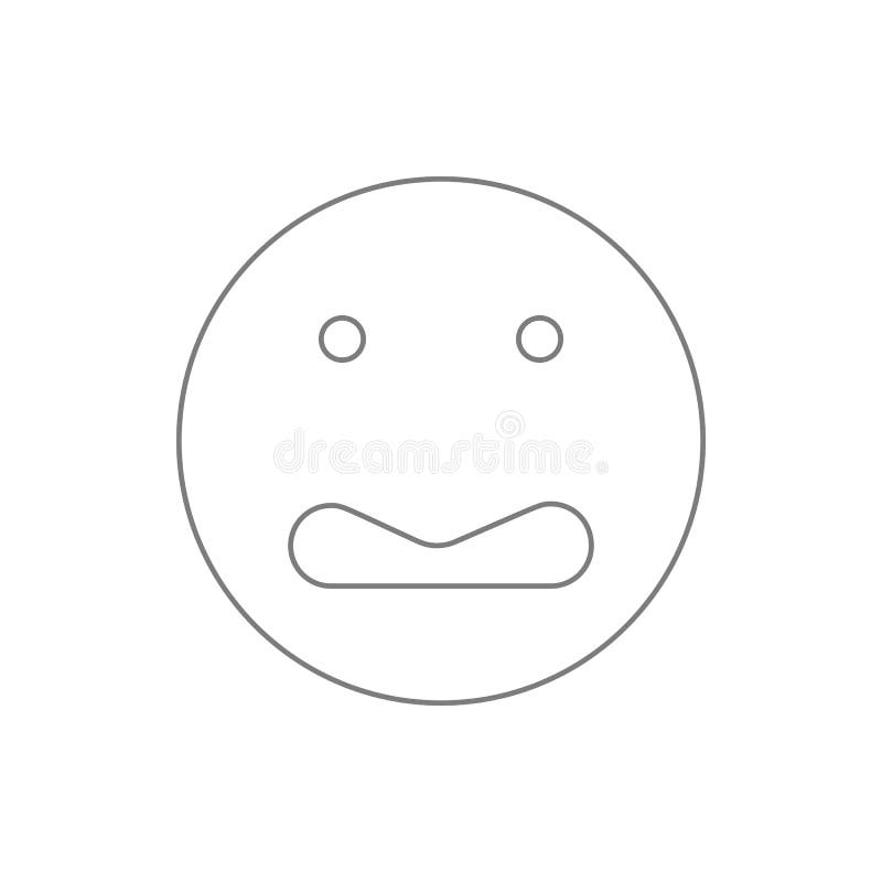 Sad Face Icon. Element of Cyber Security for Mobile Concept and Web ...