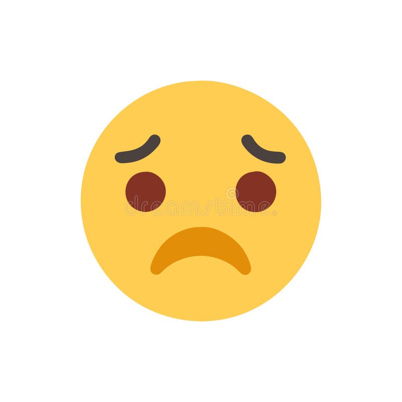 Sad Face Icon for Emotions stock photo. Illustration of reaction ...