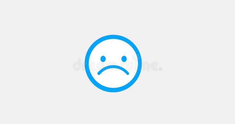 Sad Face Icon. Sad . Vector Sad Face Stock Illustration - Illustration ...