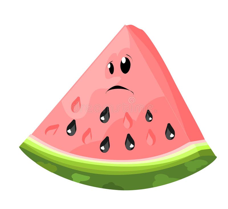 Sad Watermelon Stock Illustrations – 317 Sad Watermelon Stock ...