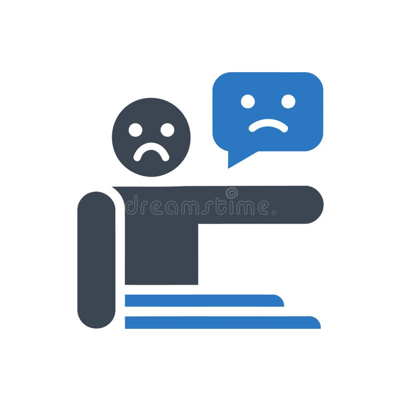 Sad Face Reaction Icon stock vector. Illustration of reaction - 361696138