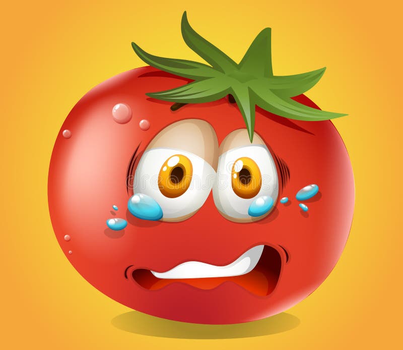 Tomato Face Clip Art Stock Illustrations – 317 Tomato Face Clip Art ...