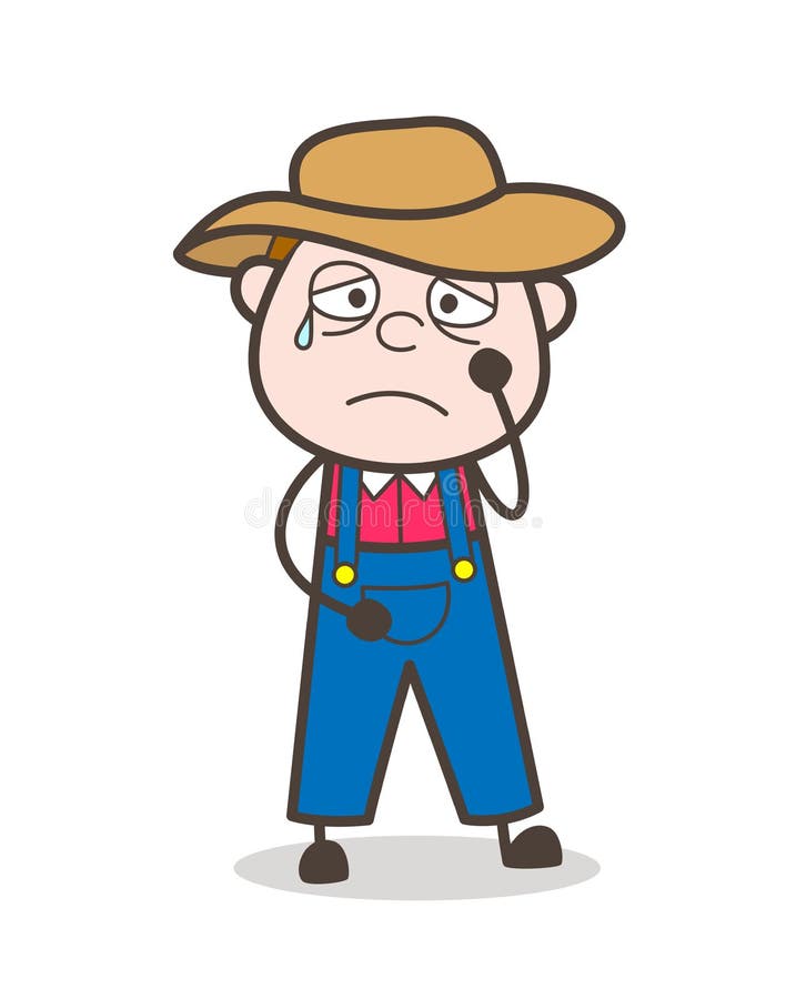 Farmer Sad Stock Illustrations – 343 Farmer Sad Stock Illustrations, Vectors & Clipart - Dreamstime