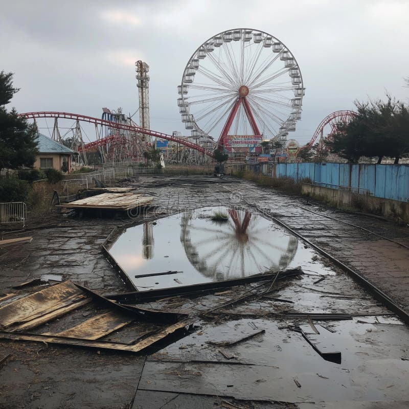 Sad Feeling Picture of Landscape Stock Image - Image of coaster, city ...