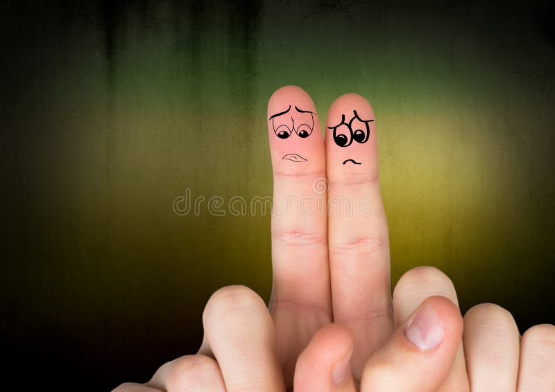 Finger people in love stock image. Image of finger, drawing - 26948961