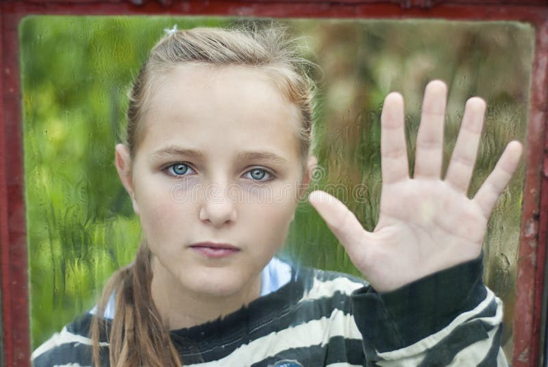 Sad girl stock photo. Image of grief, female, feeling - 19074892