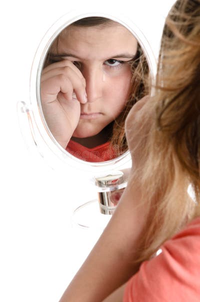 1,323 Sad Girl Looking Mirror Stock Photos - Free & Royalty-Free Stock ...