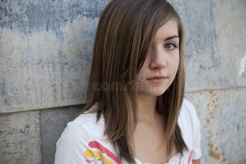 Sad Girl stock photo. Image of teen, real, unedited, lonely - 22656428