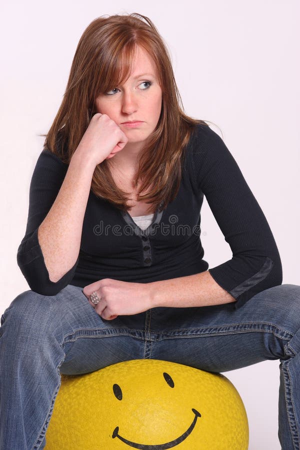 Teen Girl Sad Smiley Stock Photos - Free & Royalty-Free Stock Photos ...