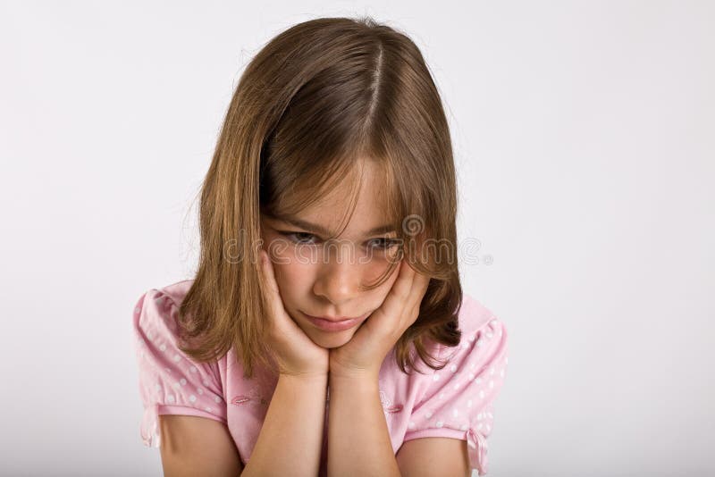Sad girl stock image. Image of teen, unhappy, person, childhood - 4790717