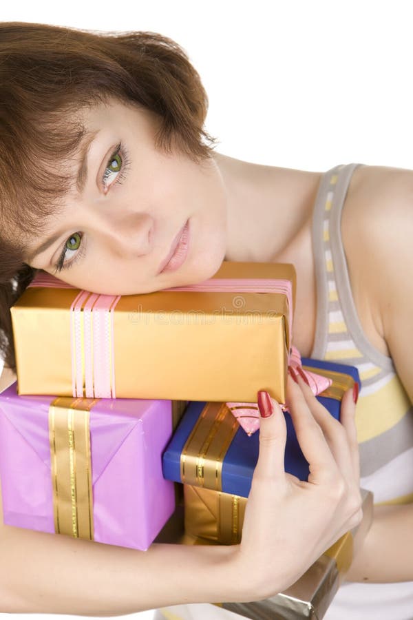 Gifts In Blue Paper Picture. Image: 4588805