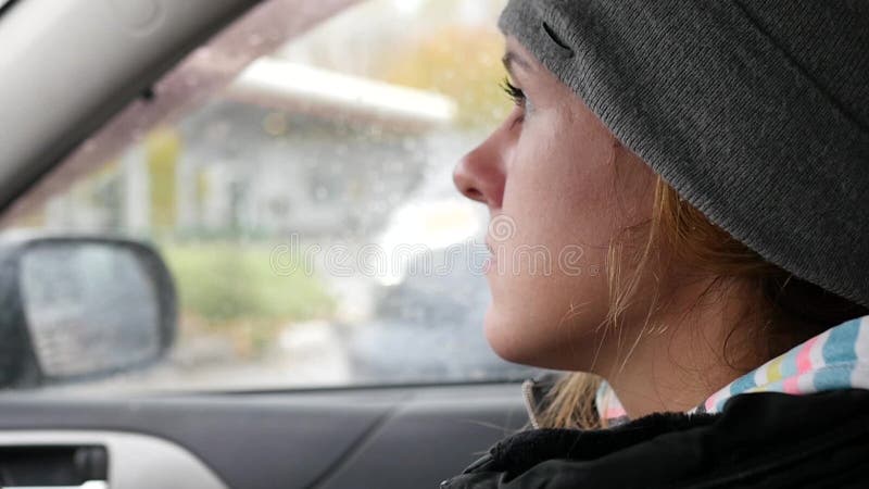Sad Car Passenger stock photo. Image of person, sadness - 5517534