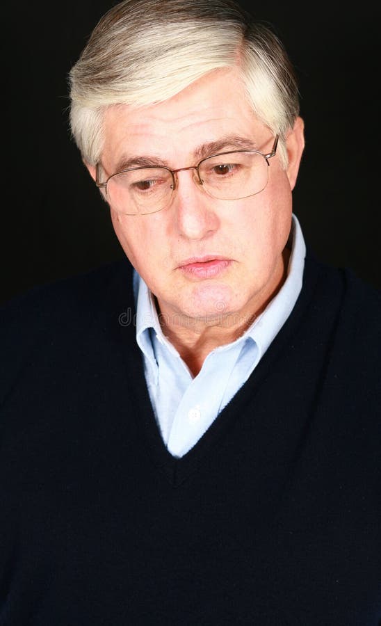 Sad retired woman stock photo. Image of compassion, face - 15954262