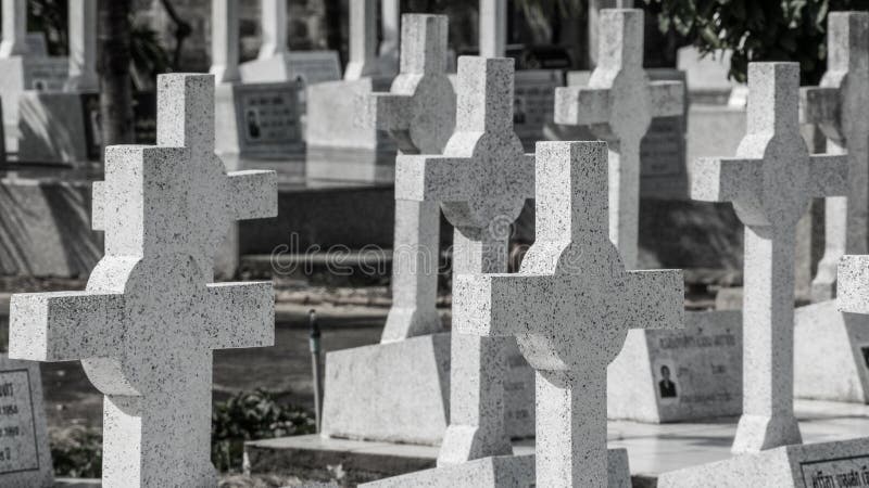 Sad graveyard stock image. Image of cemetery, dead, grave - 30671117