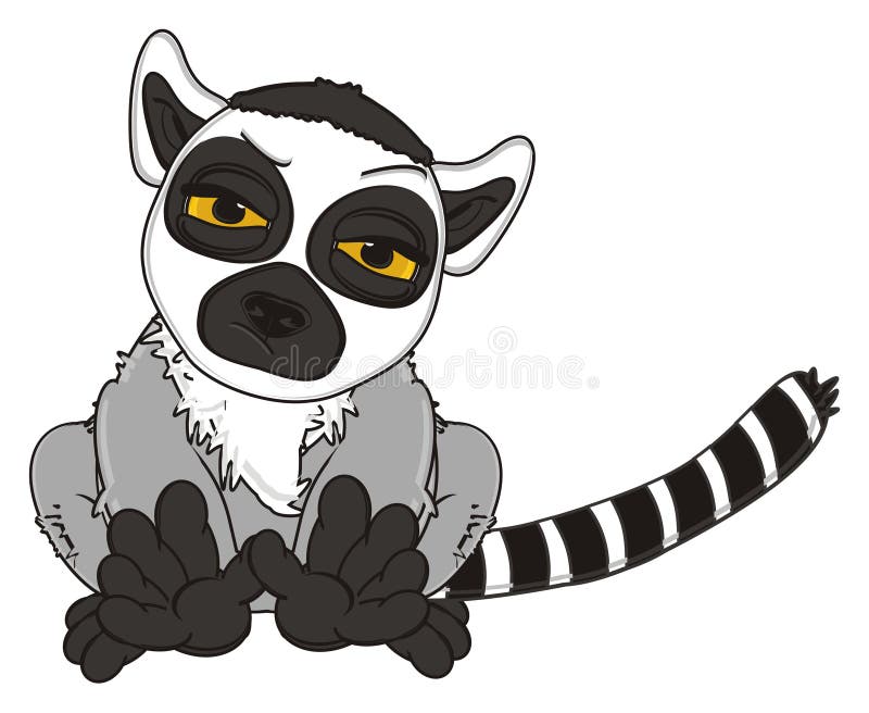 Sad Lemur Stock Illustrations – 42 Sad Lemur Stock Illustrations ...