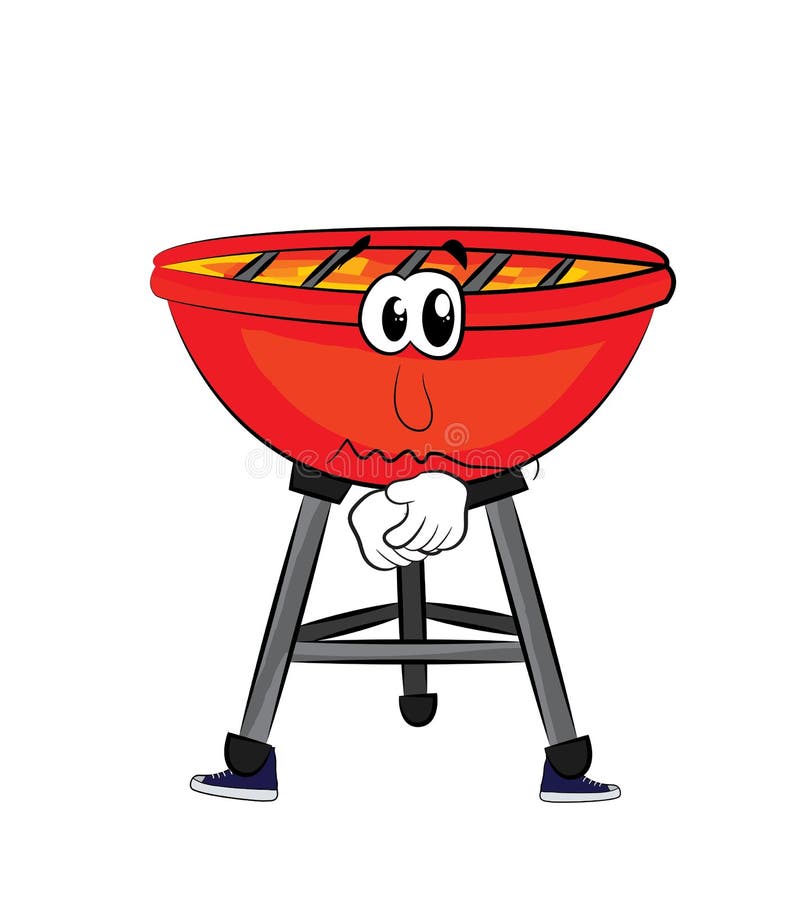 Sad grill cartoon stock illustration. Illustration of isolated - 49313466
