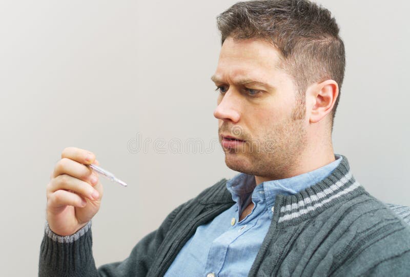 Sad handsome man. stock photo. Image of depressive, male - 133608960