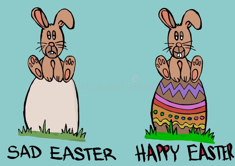 Sad Easter Bunny Stock Illustrations – 265 Sad Easter Bunny Stock ...