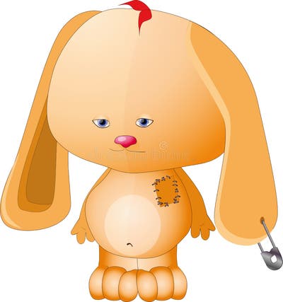 Sad hare stock vector. Illustration of domestic, easter - 12913659