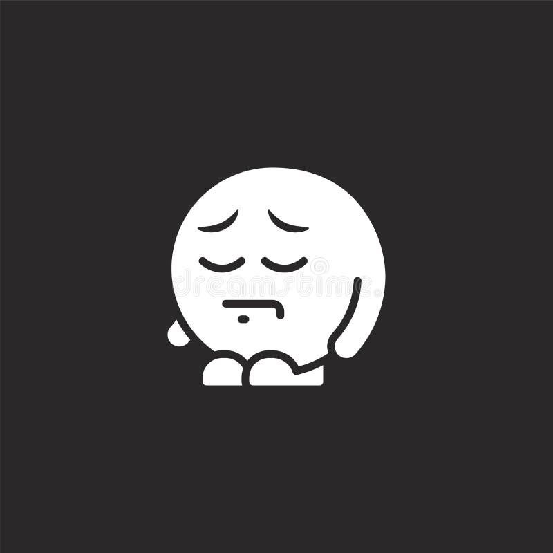 Sad Face Black White Stock Illustrations – 8,918 Sad Face Black White ...