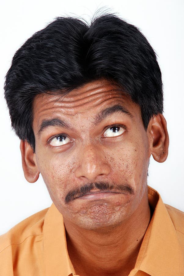 Indian Man Sad Face