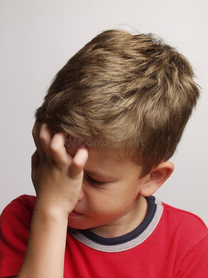 Sad kid. stock image. Image of emotion, innocent, adorable - 25592859
