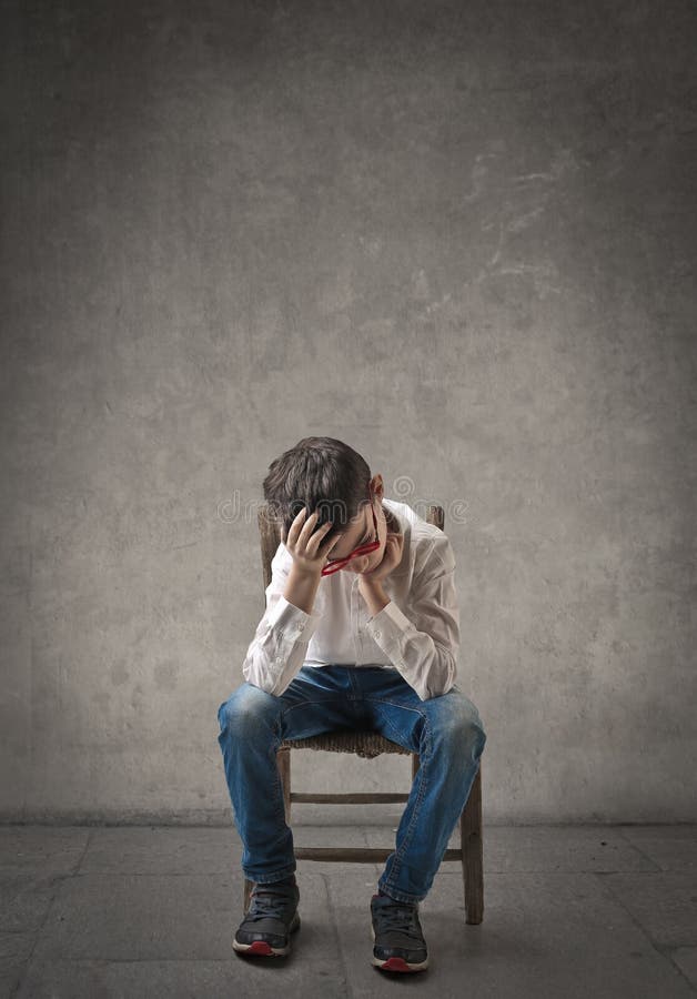 555 Sad Boy Sitting Chair Photos - Free & Royalty-Free Stock Photos ...