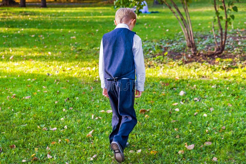 Sad Kid outdoor stock image. Image of away, park, single - 214313139
