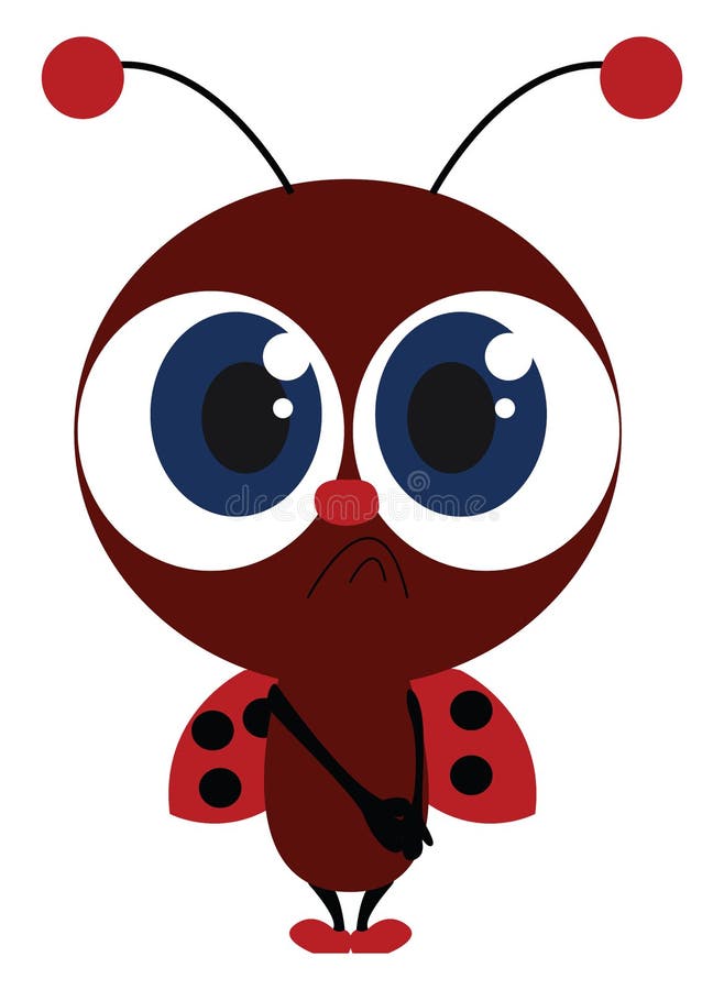 Fat Ladybug , Vector or Color Illustration Stock Vector - Illustration ...