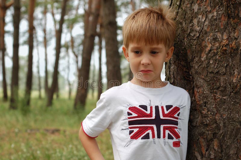 Sad Little Boy Going To Cry Stock Photo - Image of preschooler, crying ...