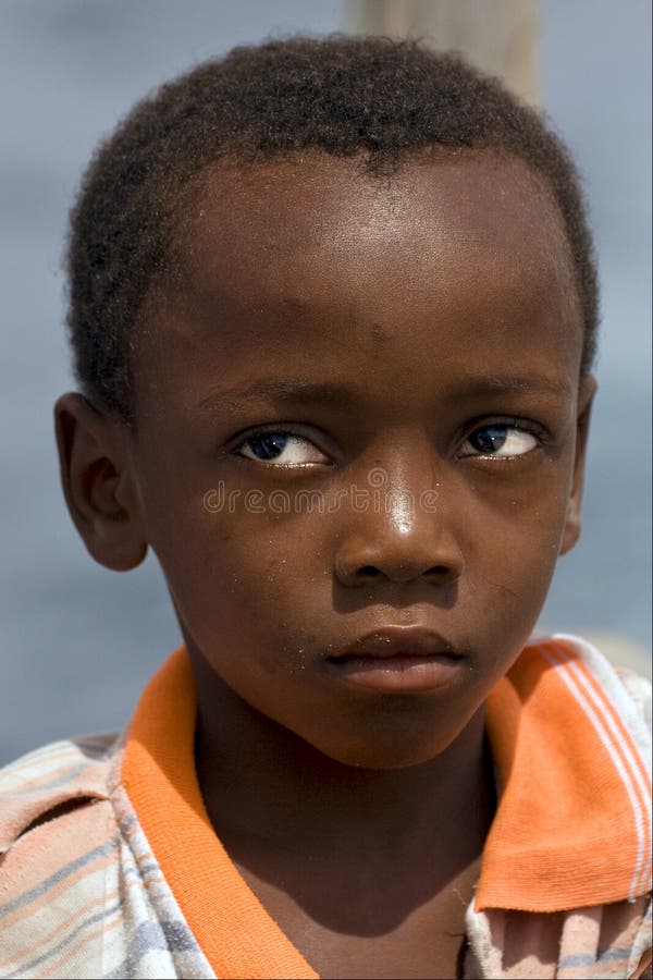 Sad little boy in zanzibar editorial photo. Image of maschio - 53057251