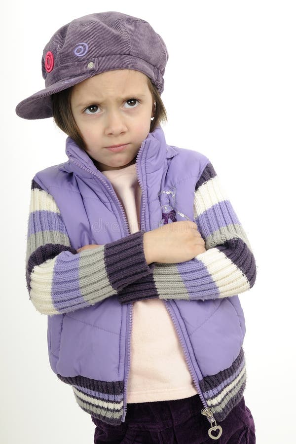 Sad little girl stock photo. Image of child, upset, white - 19253488