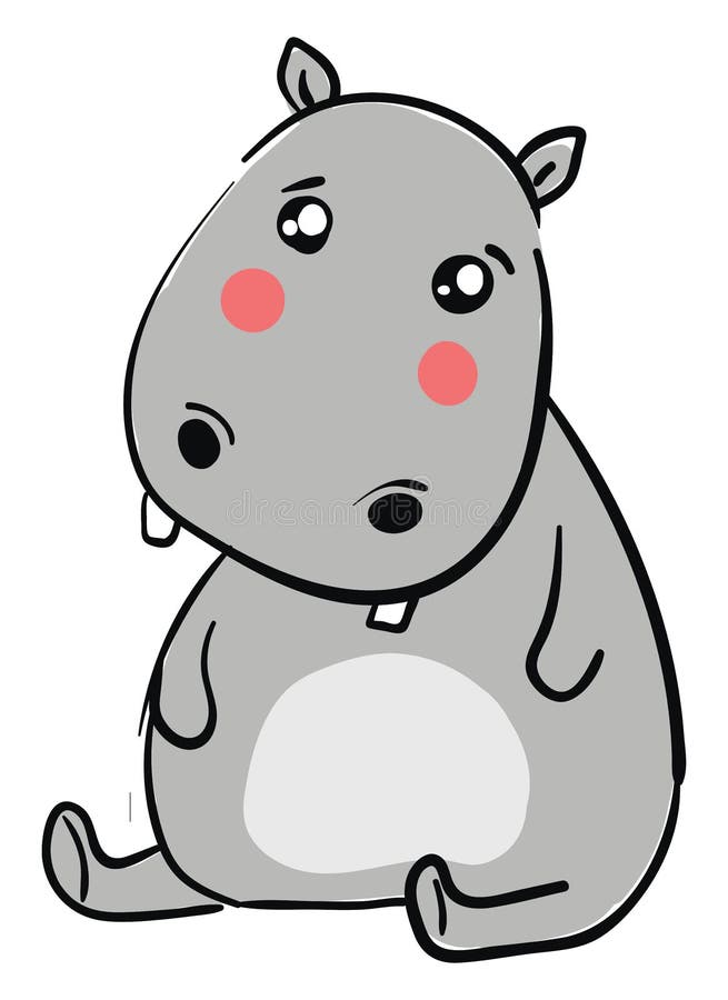Sad Hippo Stock Illustrations – 93 Sad Hippo Stock Illustrations ...