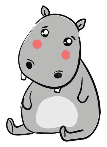 Sad Hippo Stock Illustrations – 97 Sad Hippo Stock Illustrations ...