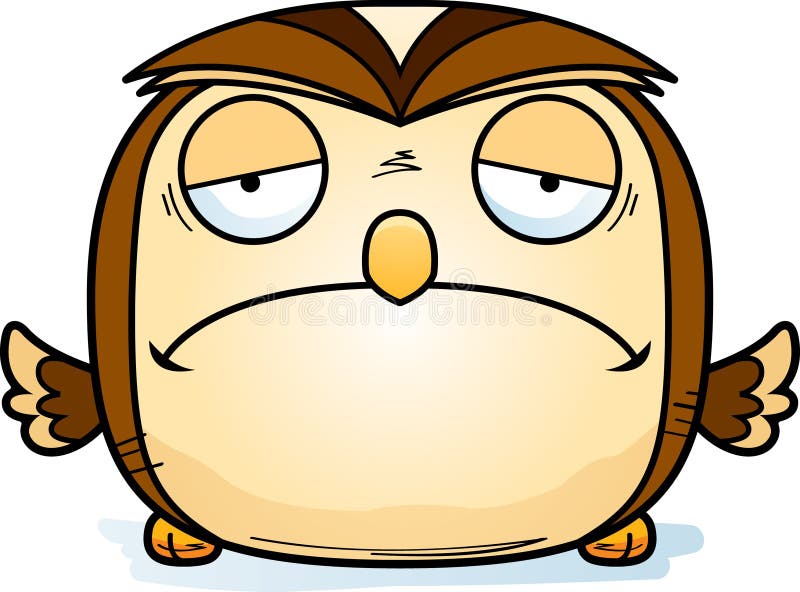 Sad Owl Stock Illustrations – 495 Sad Owl Stock Illustrations, Vectors ...