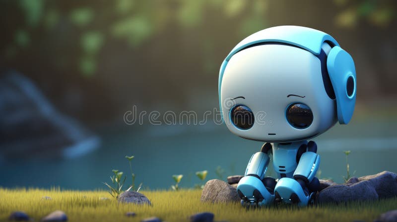 Sad Robot Ai Stock Illustrations – 1,080 Sad Robot Ai Stock ...